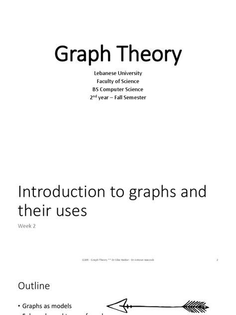 graph theory lebanese university faculty of science bs computer