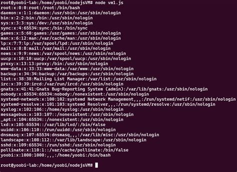 Nodejs VM Sandbox Breakout Core Research Team
