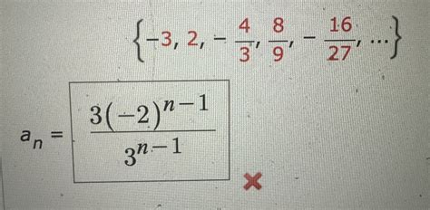 Solved Find A Formula For The General Term An Of The