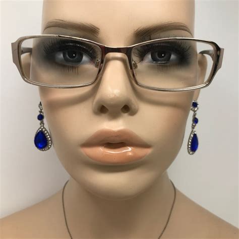 Retro Rectangular Glasses Etsy
