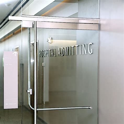 Floating Header For All Glass Doors With Transom