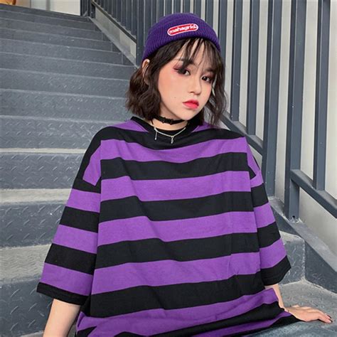 Korean Purple T Shirt Koreanxwear