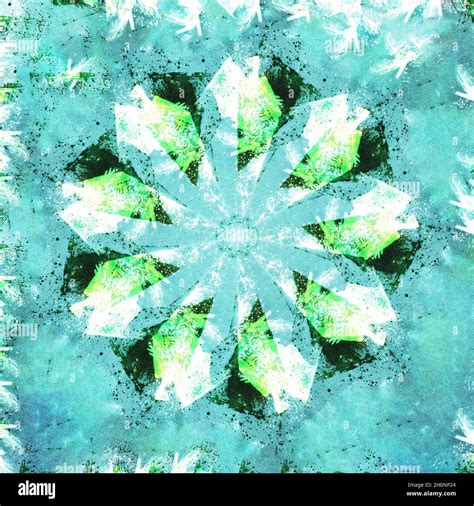 Stp Screen Transfer Process 445 Arbitrary Squences Mandala Stock