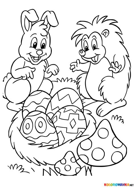Wielkanocne Malowanki Dla Dzieci Kolorowanki Do Druku
