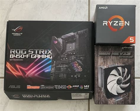 Amd Ryzen Set Cpu Mainboard Ram Cpu Cooler Gebraucht In Für