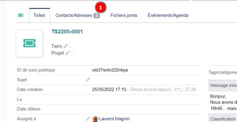 Contact Address On Tickets · Issue 24394 · Dolibarrdolibarr · Github