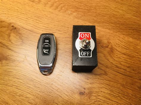 Wireless Push Button To Toggle Switch Conversion