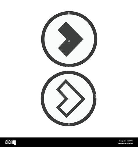 arrow icons set collection direction symbols vector graphics