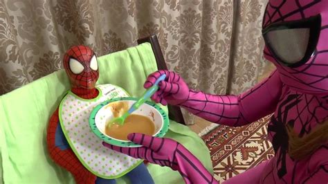 ЧЕЛОВЕК ПАУК И ЕГО ДЕВУШКА МАЛЕНЬКИЙ СЫН ЧЕЛОВЕКА ПАУКА Youtube