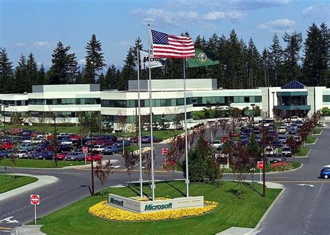 Microsoft Headquarters In Seattle Washington Evergreen State