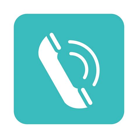 Mobile Application Telephone Call Web Button Menu Digital Flat Style Icon 2608461 Vector Art At