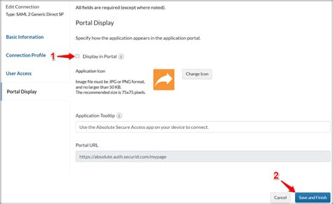 Absolute Secure Access Saml My Page Sso Configuration Rsa Ready Implementation Guide Rsa