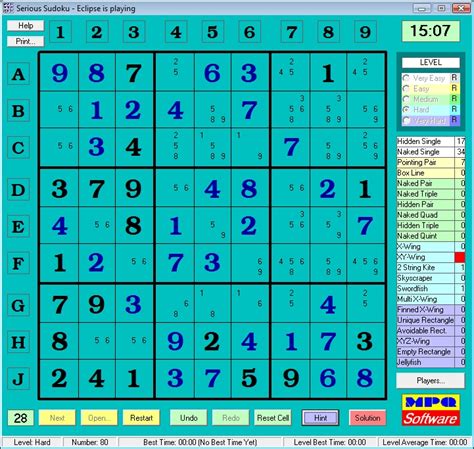 Serious Sudoku Software Serious Sudoku Software