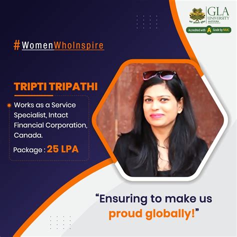 gla university on linkedin gla glau glauniversity btech alumna