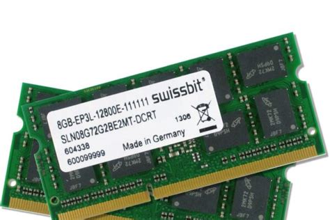 Industrial 2 To 8GB DDR3L SO DIMMs Run At 1 35V