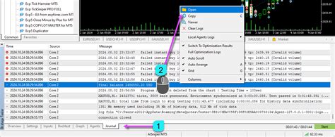 Mt5 Expert Reports And Server Log Files For The Bug Report