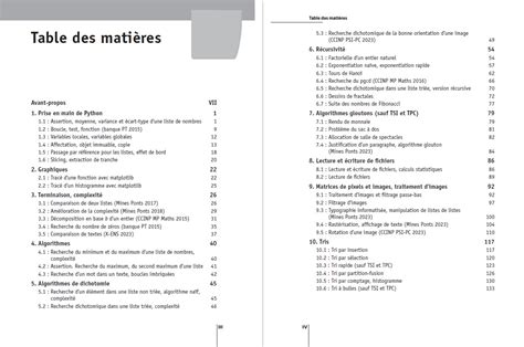 Informatique Avec Python Exercices Incontournables Mpsi Pcsi Ptsi Mp Pc Psi Pt Tsi Tpc 3e