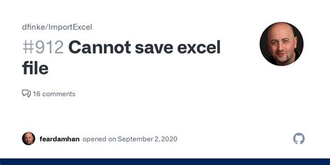 Cannot Save Excel File Issue 912 Dfinke ImportExcel GitHub