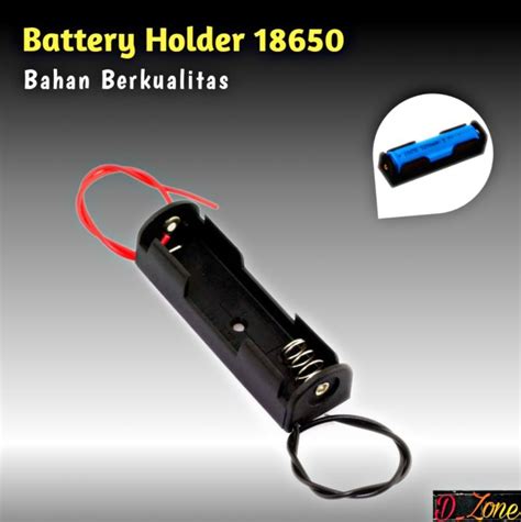 Battery Holder 18650 Tempat Baterai Charger 18650 Lazada Indonesia