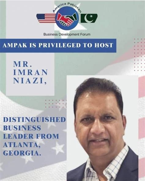 Uspc Ampakbdf Gwinnett Atlanta Usa Pakistanv Fpcci Imran Niazi