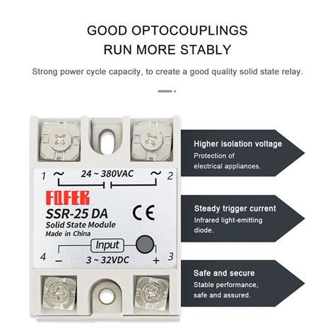 SSR DA Solid State Relay V V DC To V V AC