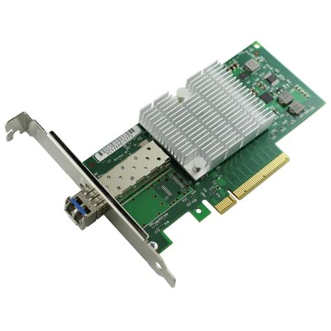 PCIe X Gigabit Fiber Ethernet Card Single Mode Nm Km LC Optical Module In Network
