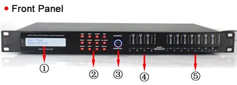 Digital Audio Processor 4 Input 8 Output Loudspeaker Management System Ad48