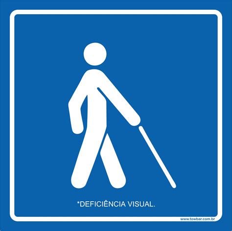 Simbolo De Deficiencia Visual A Inclusão De Pessoas Com Deficiência