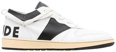 Buy Rhude Rhecess Low White Black 2023 Rhpf23fo07489128 0128 Goat