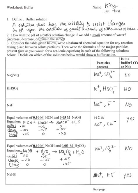 Key Worksheet Buffer Science Physic Studocu Key Worksheet Buffer Science Physic Studocu