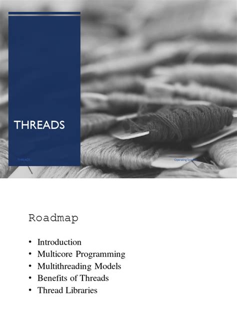 Threads Pdf Thread Computing Operating System