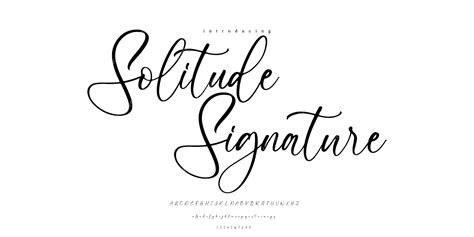 Premium Vector Elegant Script Font Alphabet Typography