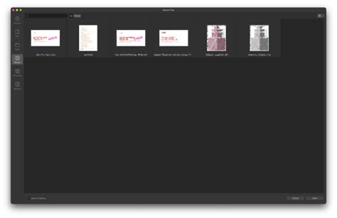 Weird Ui Glitch When Maximising The Recent« Section In The New Document« Dialogue Feedback