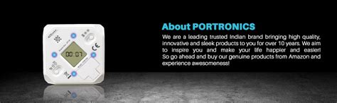 Portronics Timeout A Smart 5 15 30 60 Minute Count Down Timer Cube With Audio Visual Alarm