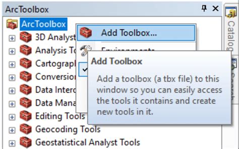 Add Toolbox To ArcGIS Download Scientific Diagram