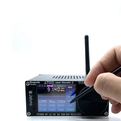 Audio And Video Decoder Ham Radios Cw Screen Portable Band Radios Cw Wifi Decoder V2 2 4inch Lna