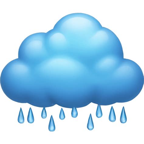 Rain Cloud Emoji