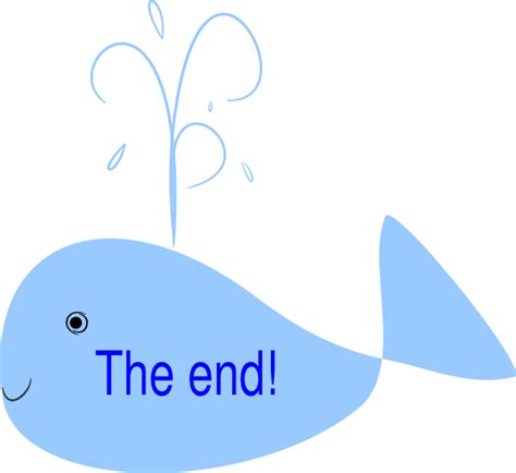 Cute The End Clipart