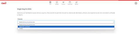 configuración de single sing on sso con protocolo openid connect