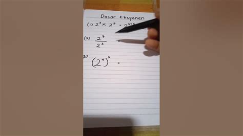 Eksponen Funmath Youtube