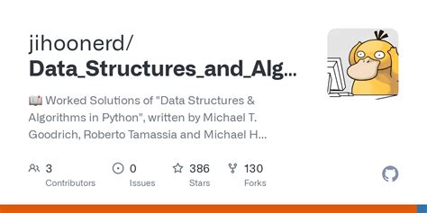 Github Jihoonerddatastructuresandalgorithmsinpython Worked