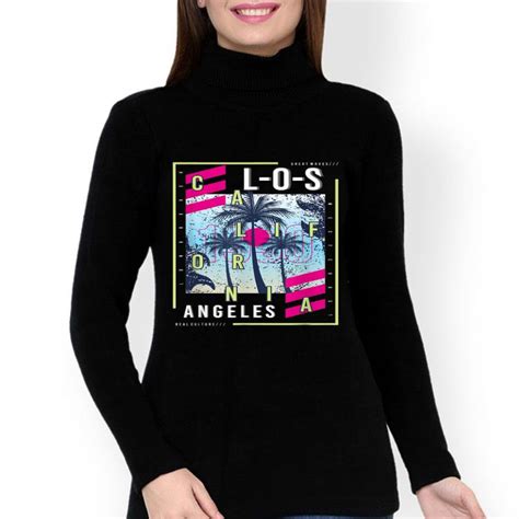 Los Angeles California Great Wave Real Culture Shirt Hoodie Sweater