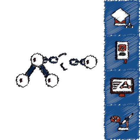 아이콘 및 분자 및 원자 벡터 컬렉션 Eps Ai Uidownload