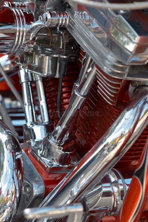 V Twin Motorbike Engine Stock Image Image Of Cylinder 16427237