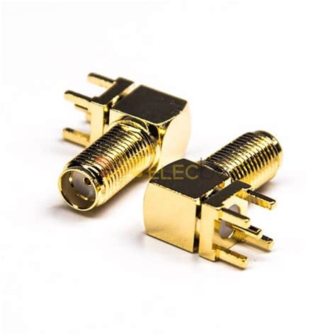 20개 Sma 커넥터 스레드 유형 암 스루홀 패널 실장