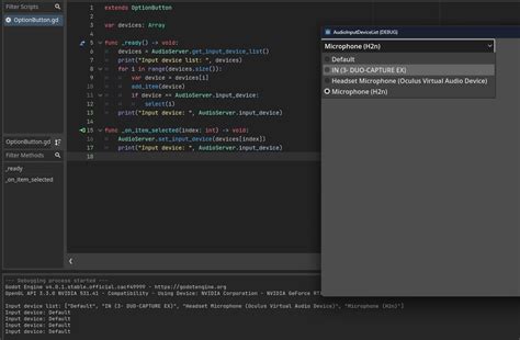 Cannot Switch Audio Input Device Putdevice · Issue