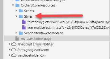 Registered Styles Are Not Rendered In Head Section When Using OrchardCore TagHelpers Issue