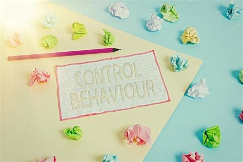 Conceptual Hand Writing Showing Control Behaviour Business Photo Text Exercise Of Influence And