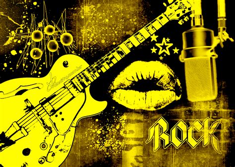 Vibrant Rock Hd Wallpaper Unleash Your Inner Music Enthusiast