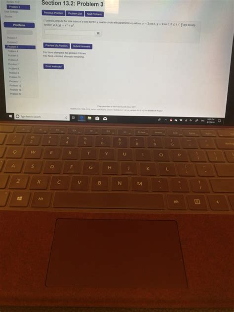 Solved Section 132 Problem Section 132 Problem 3 User